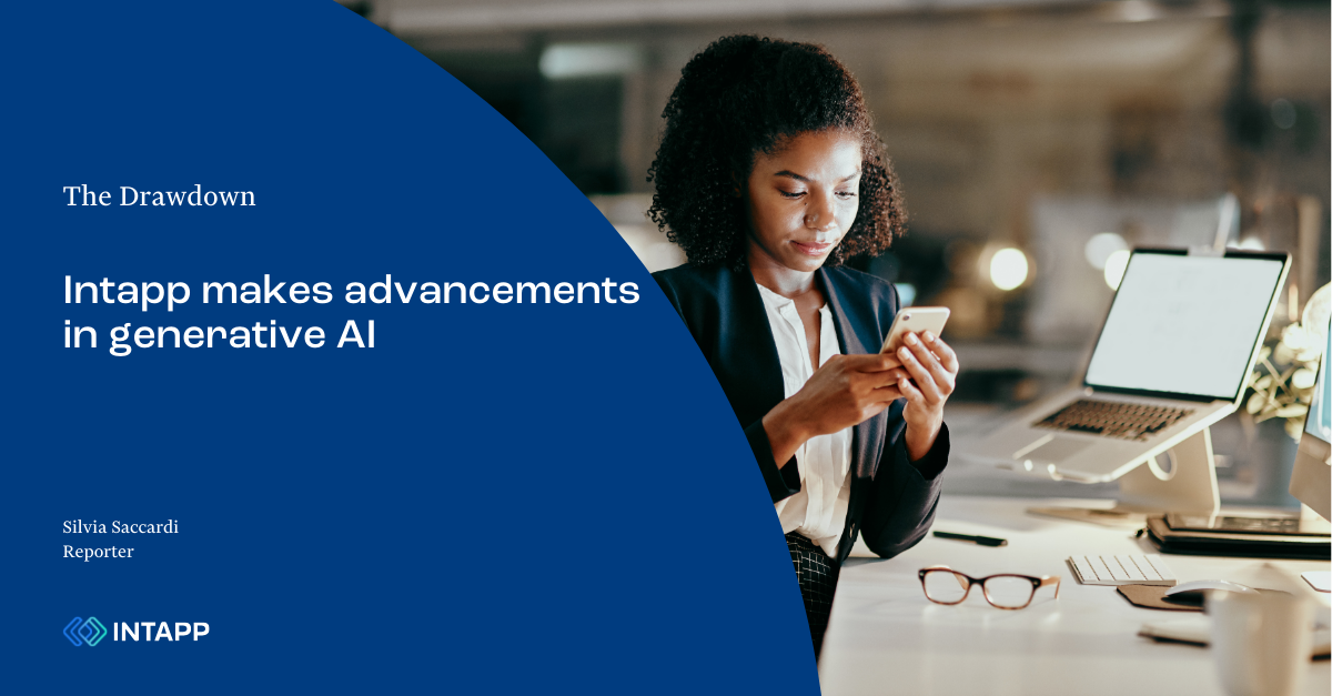 The Drawdown - Intapp makes advancements in generative AI