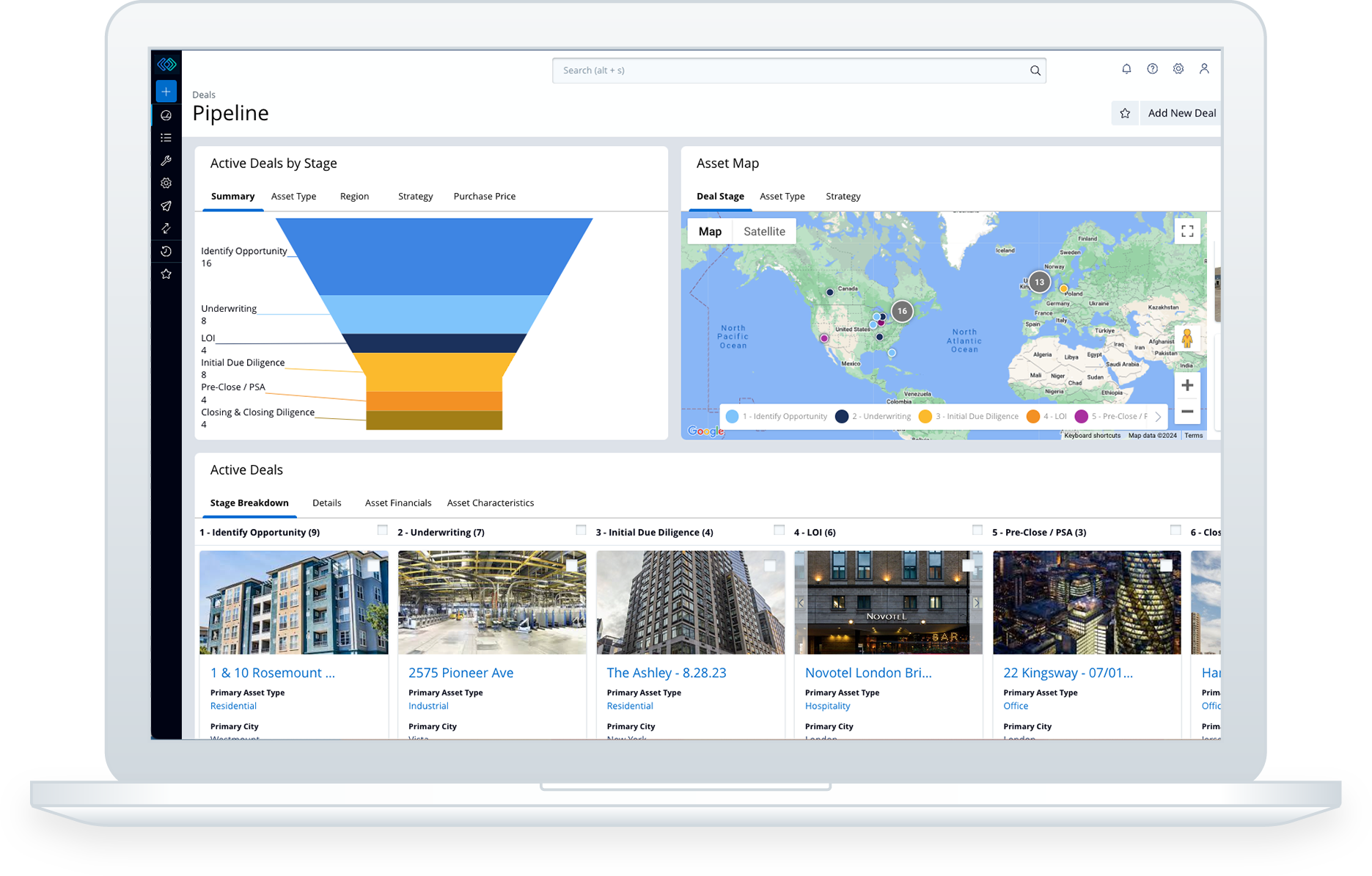 Real estate equity investment software and solutions