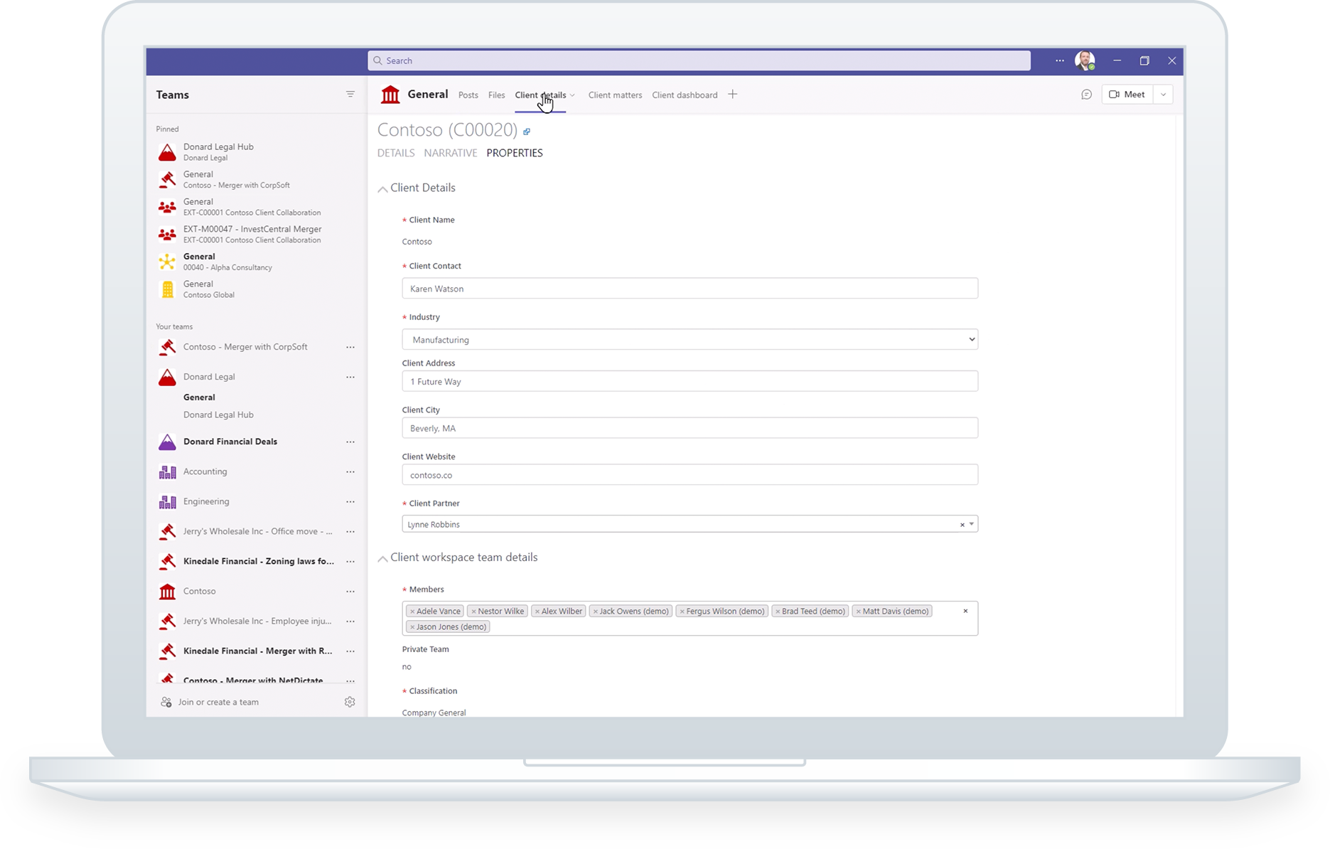 Microsoft Teams based collaboration solution for professional and ...