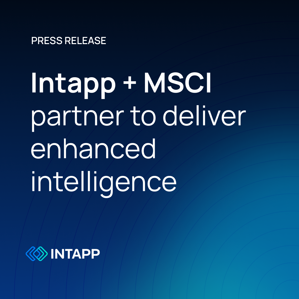 MSCI and Intapp partner to deliver enhanced intelligence