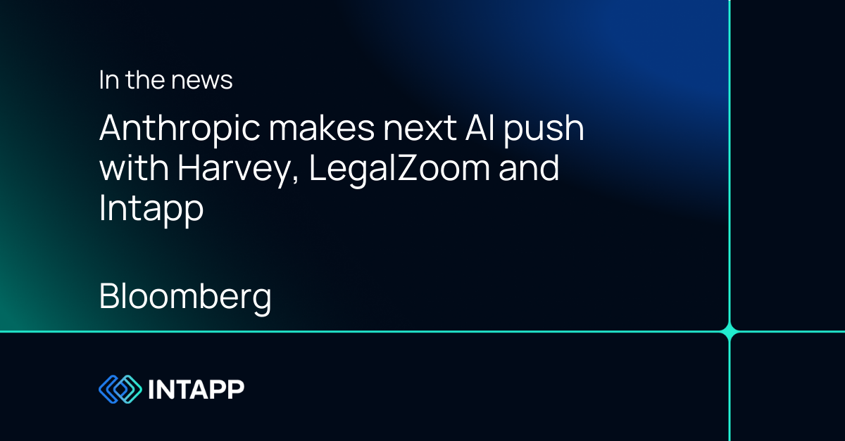 Bloomberg Law - Anthropic makes next AI push with Harvey, LegalZoom ...